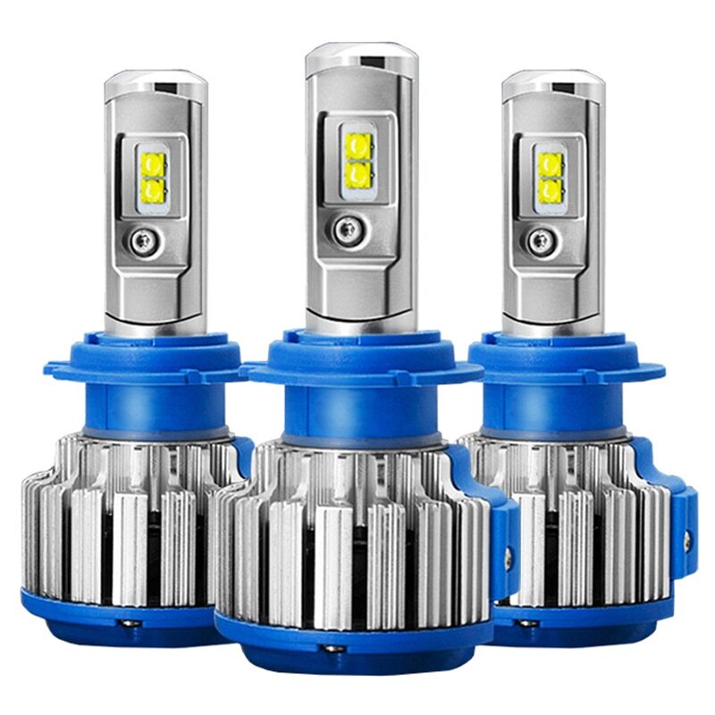 2x T1 9006 HB4 Turbo LED Headlight 70W T1 Light Bulb 6000K Canbus Head ...