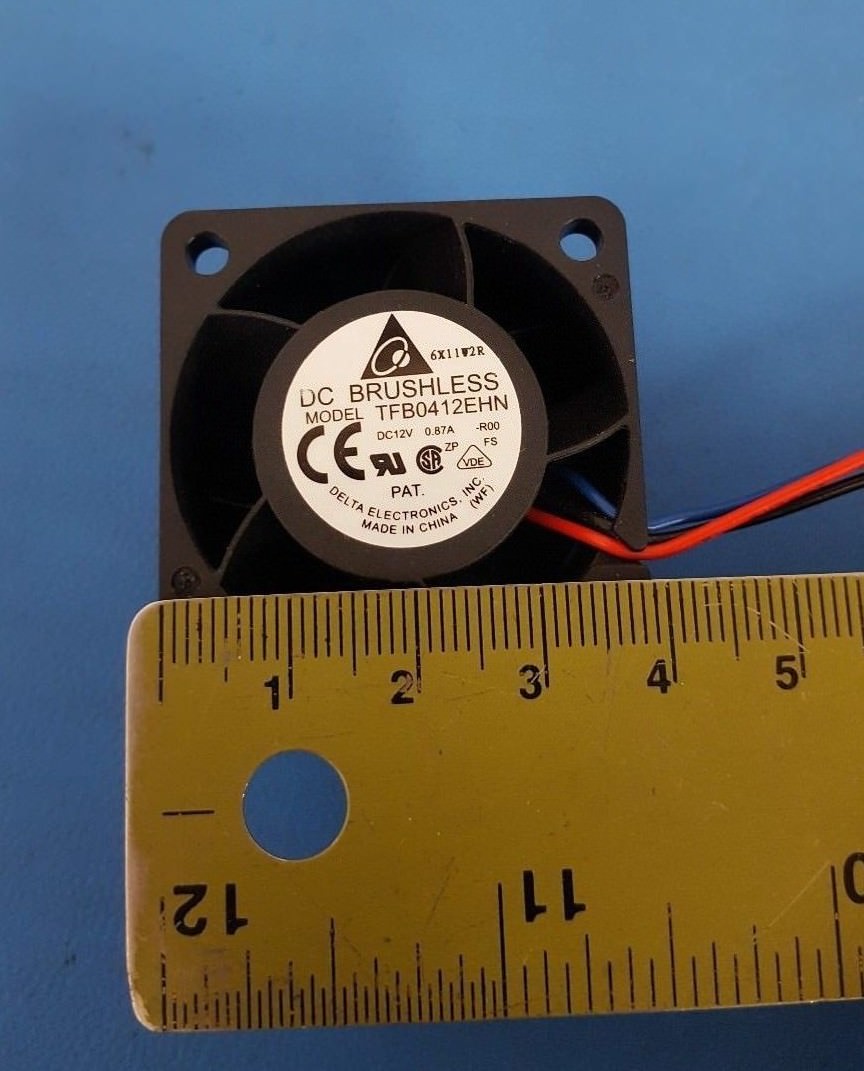 DUAL FAN, 40x40x28 mm ,12VDC, 0.87A, Delta, TFB0412EHN-R00 , DC ...