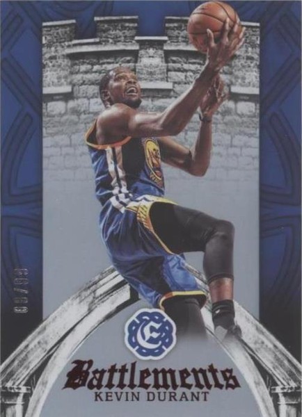 2016-17 Panini Excalibur - Battlements Red #20 Kevin Durant /99 for ...