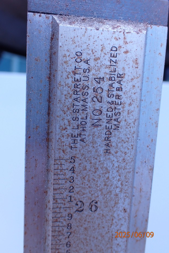 OLDER STARRETT NO. 254 ADJUSTABLE MASTER BAR HEIGHT GAGE GAUGE ...
