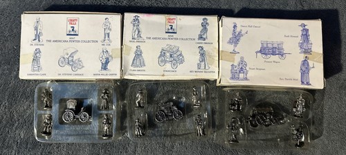 Liberty Falls Pewter Collection Solid Pewter Figurines 1996 Vintage | eBay