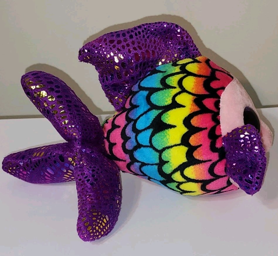 CT* TY Beanie Boos - FLIPPY the Tropical Fish 6" MWCT Plush Stuffed ...