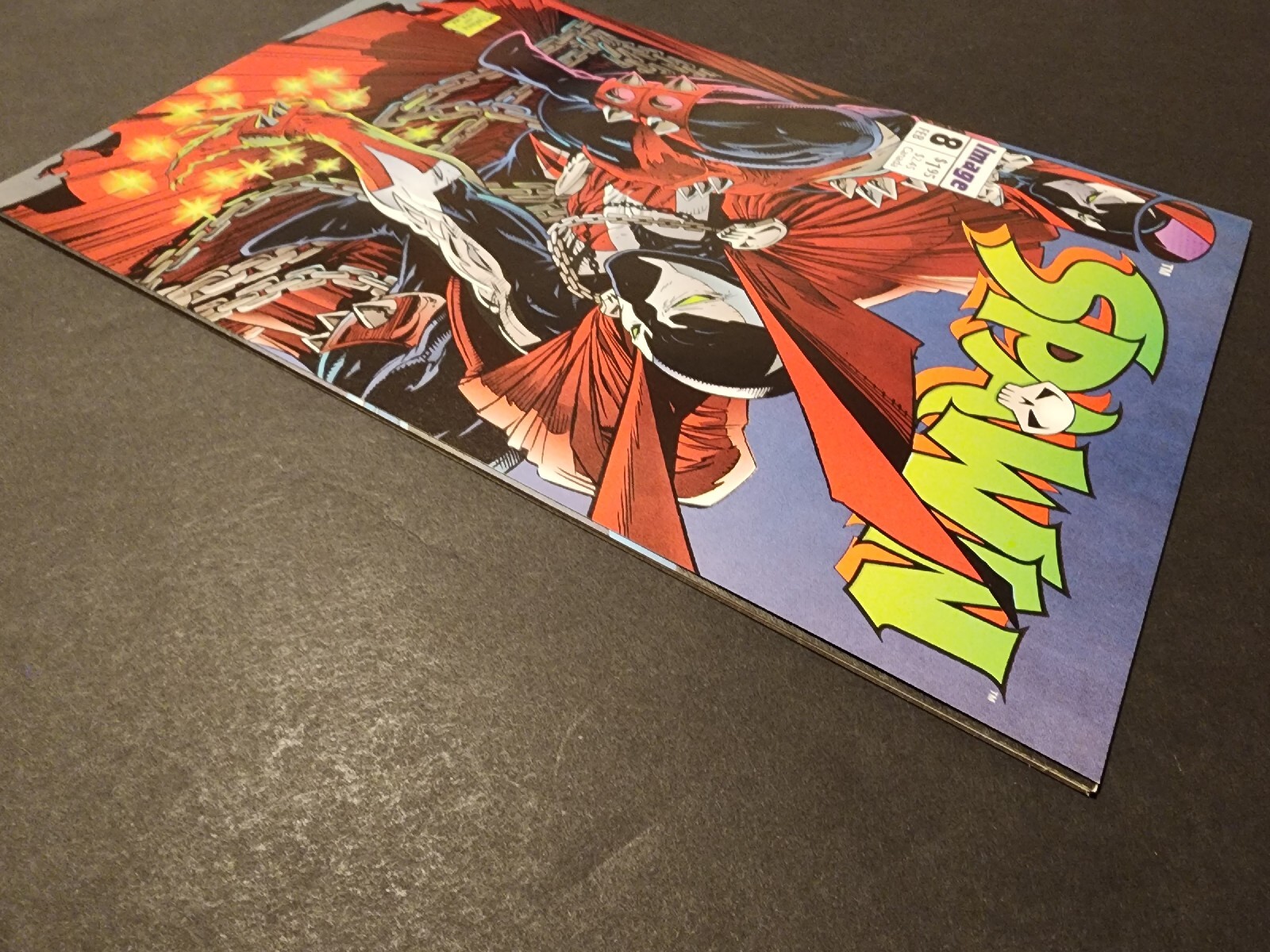 SPAWN #8(2/93)1st VINDICATOR(ALAN MOORE/TODD McFARLANE)MALEBOLGIA(CGC ...