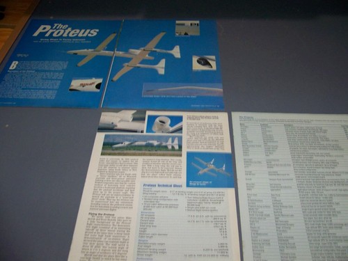 RUTAN PROTEUS "SCALED COMPOSITES" ..STORY/DETAILS/PHOTOS/SPECS...(303V ...