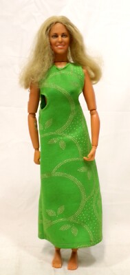 Kenner Vintage Bionic Woman Jaime Sommers 12" Doll w/ Green Dress | eBay