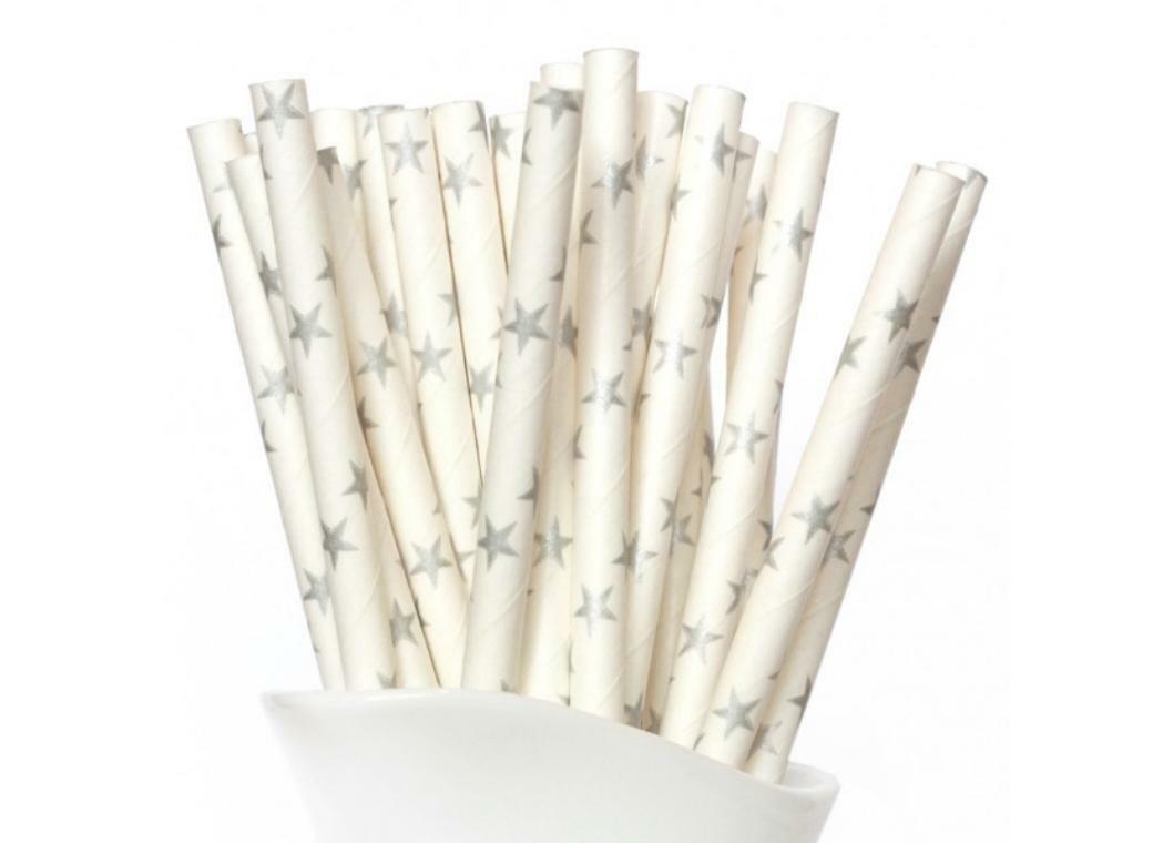 Christmas Stars From Soda Straws