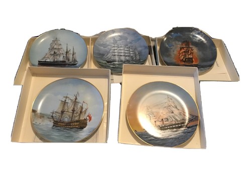 LEGENDARY SHIPS OF THE SEA 5 COLLECTORS PLATES | eBay