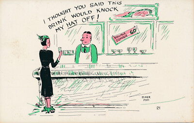 EARLY COMIC/CARTOON POSTCARD UNUSED ELMER ANDERSON #1 | eBay