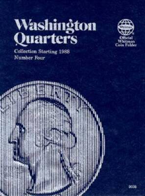 Washington Quarter Folder Starting 1988 - Hardcover By Whitman - VERY ...