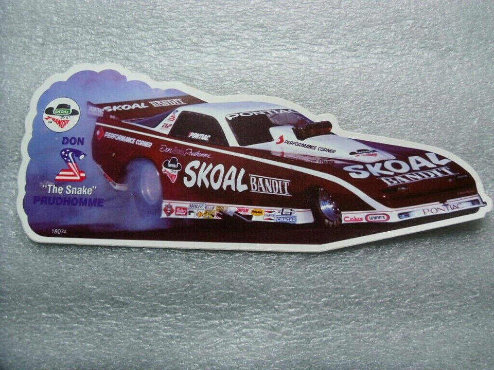VINTAGE/RARE DON "THE SNAKE" PRUDHOMME SKOAL BANDIT PONTIAC FUNNY CAR ...