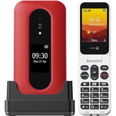 Doro Leva L30 4G/LTE Red 128MB + 64MB Single-SIM Factory Unlocked ...