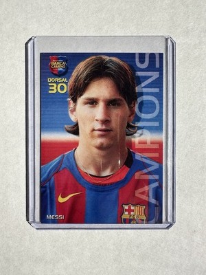 2004-05 Lionel Messi Barca Campeon #35 Rookie Novelty Card. Barcelona ...