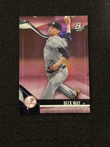 2021 Bowman Platinum Top Prospects Pink /199 Beck Way #TOP-18 New York ...