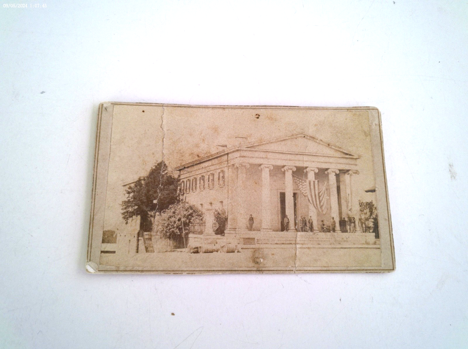 CDV of First National Bank, Huntsville, Ala./Photo by Taylor & Seavey ...