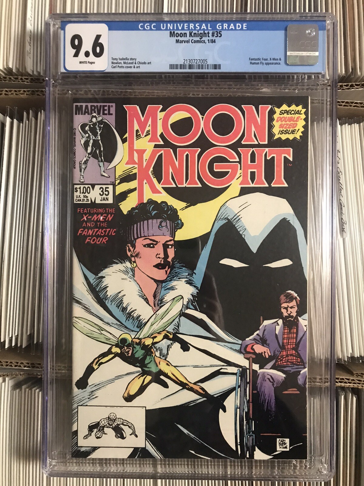 MOON KNIGHT 35 CGC 9.6 Carl Potts Cover MARVEL COMICS 1984 VINTAGE | eBay