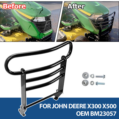 For John Deere X300 X500 Front Bumper Brush Guard Kit Lawn Tractors | eBay