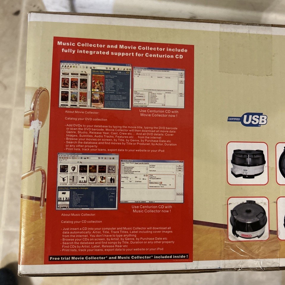 100 Disc Storage Digistore Solutions Centurion CD Electronic Disc ...