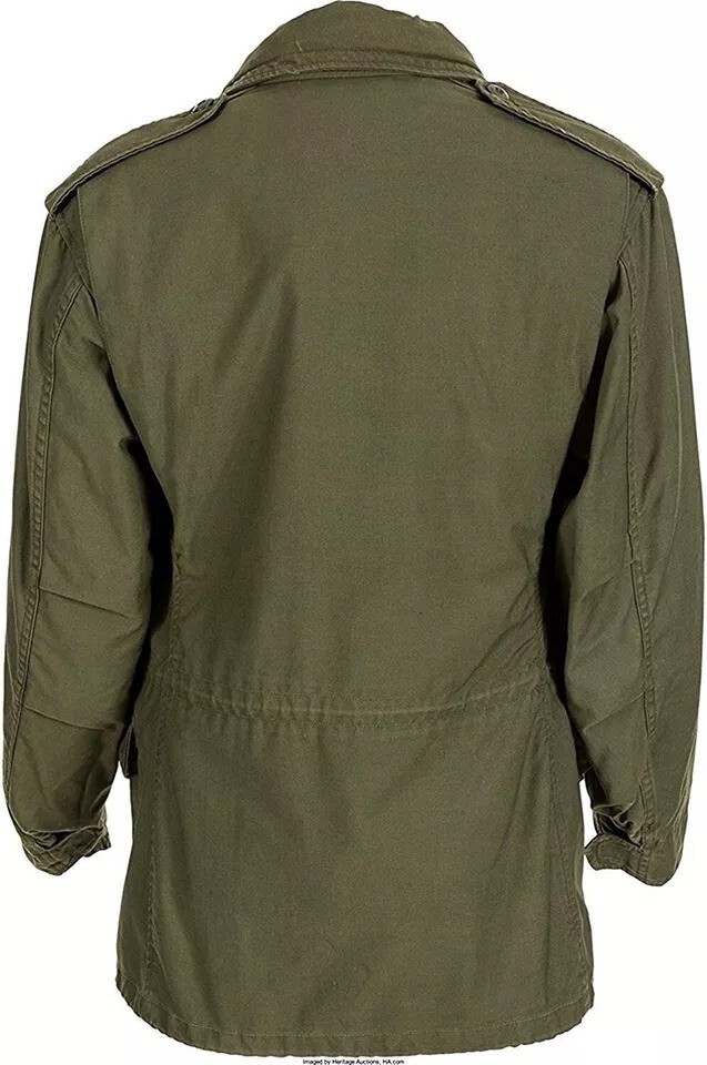MENS JOHN RAMBO M65 FIRST BLOOD JACKET US ARMY FIELD COMBAT GREEN ...
