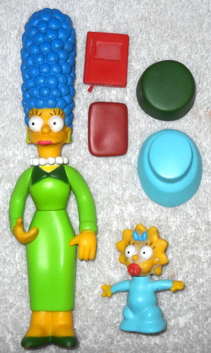 The Simpsons - Sunday Best Marge Simpson - 100% complete (Playmates) | eBay
