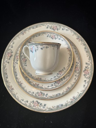 Lenox Spring Vista Five Piece Service For 12 USA 60pc Pink Floral | eBay