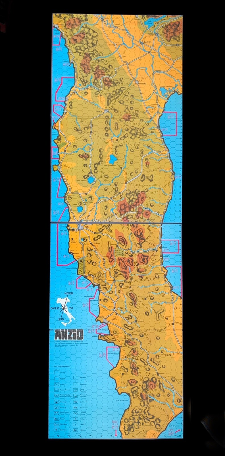 Anzio Board Game 1969 Edition Italy World War II | eBay