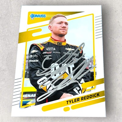 Tyler Reddick autographed NASCAR CUP SERIES card 2022 DONRUSS RCR #8 | eBay