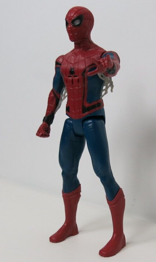 Hasboro Marvel 2017 Working Talking Spiderman with Underarm Web 11 ...