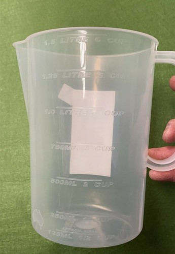 3pcs 1.5L Measuring Jug Graduated Plastic Clear Transparent Cup ...