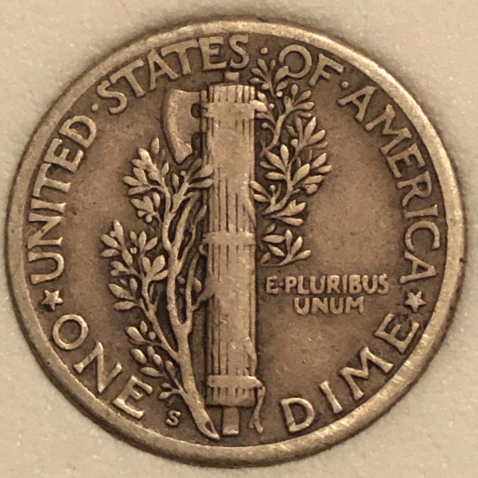 1928-S Silver Mercury Head Dime Very Fine | eBay