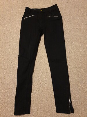 Monkey Genes Organic Cotton Black Trousers Jeans W26 L32 | eBay UK