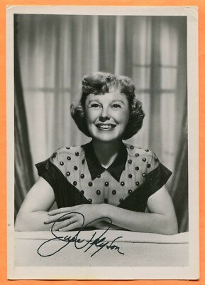 June Allyson, circa 1950s, Glossy 5 by 7" w facsimile autograph | eBay