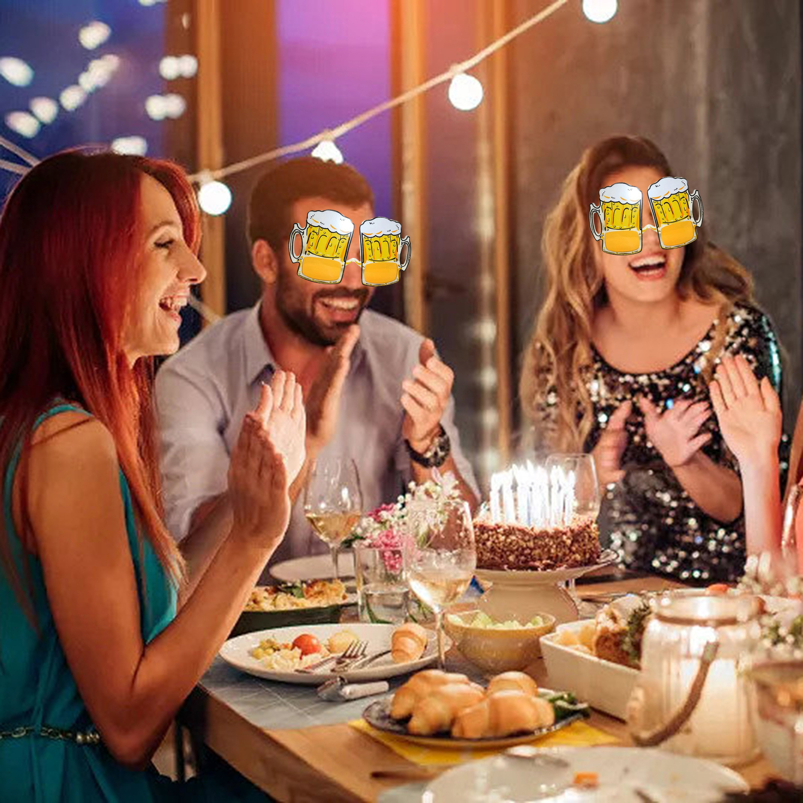 Eyeglass Smooth Texture Photo Props Creative Frame Clear Glasses ...