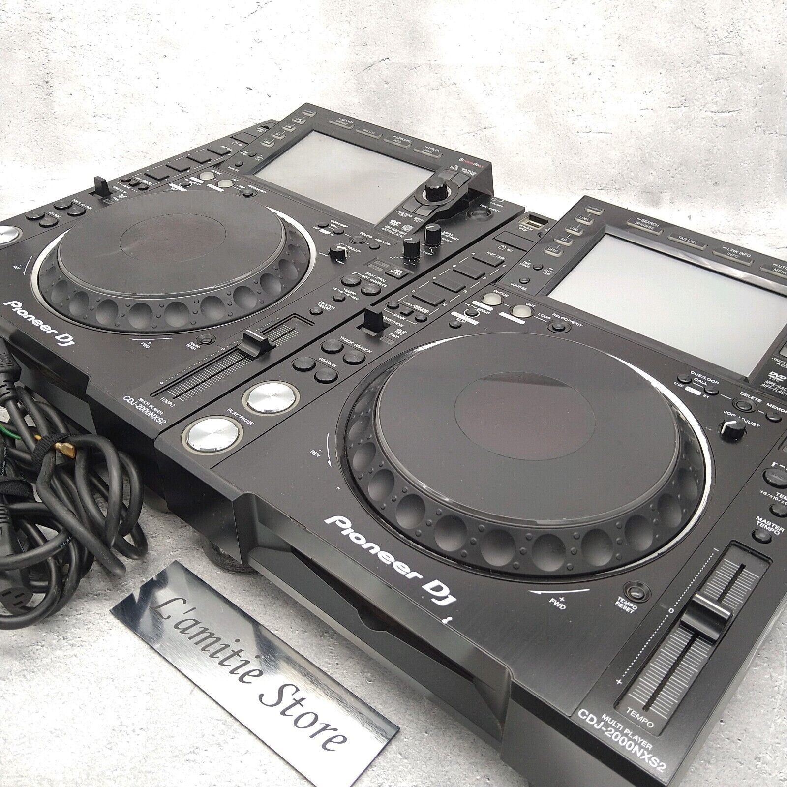 Pair 2x Pioneer DJ CDJ-2000NXS2 DJM-900NXS Pro Player Mixer CDJ2000NXS2 ...