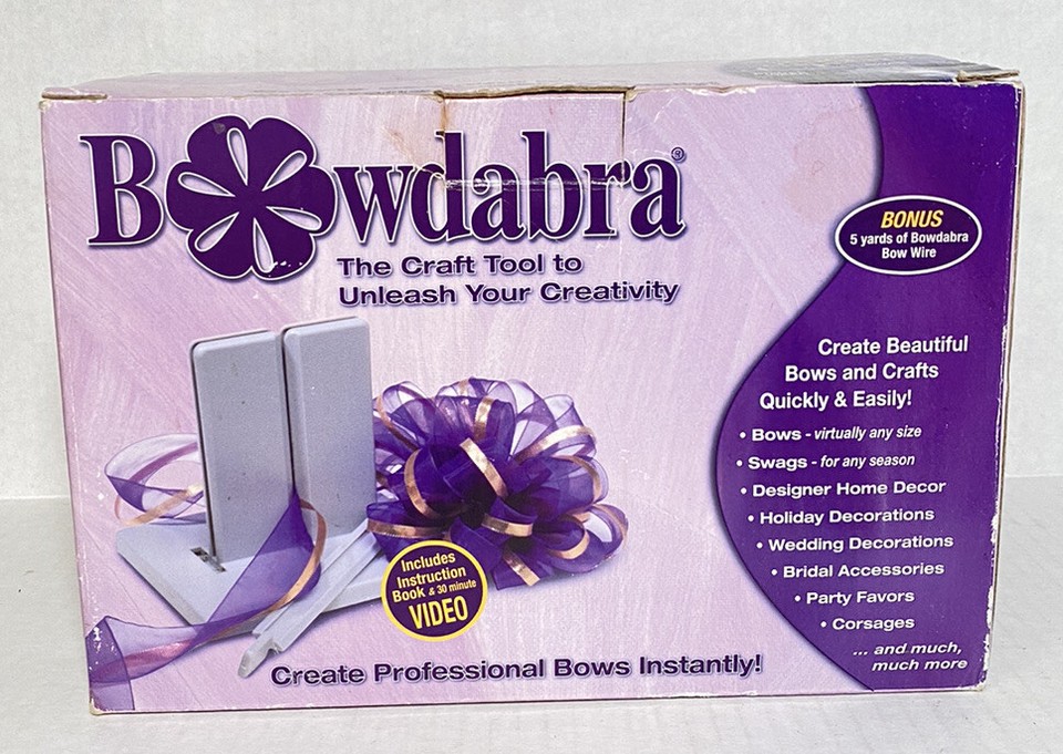 Bowdabra Bow Maker Kit Create Bows Swags Decor Favors Craft Tool Some ...
