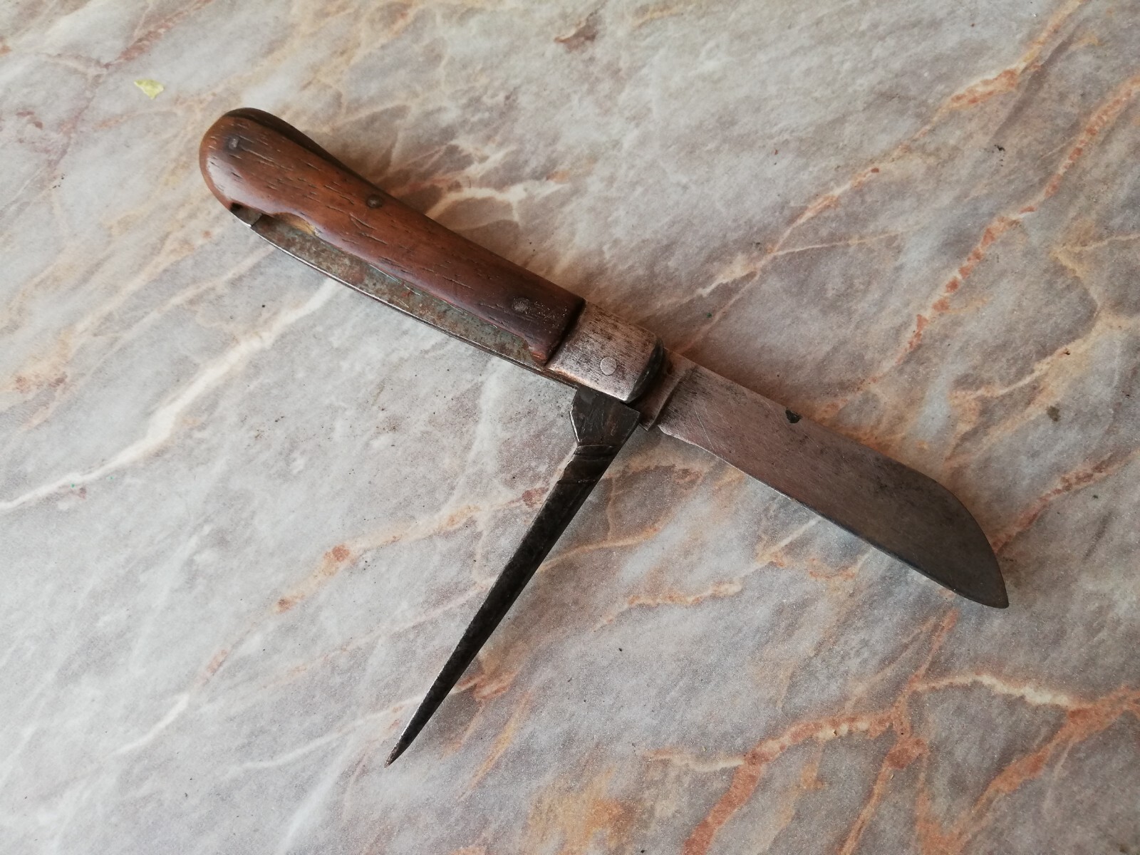 VTG OLD VERY RARE WWII WW2 FRENCH SAPPER PIONEER TRENCH FOLDING POCKET ...