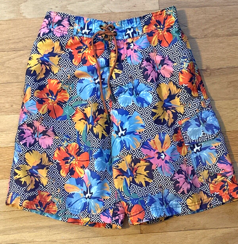 Broken Threads Surf Tropical Board Shorts Swim Trunks - Men's Size S ...