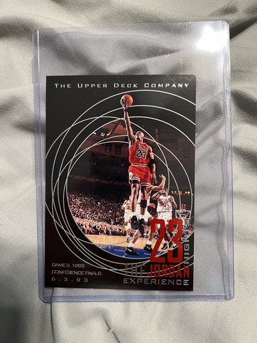 1996 Upper Deck The Jordan Experience Insert Michael Jordan Jumbo Card ...