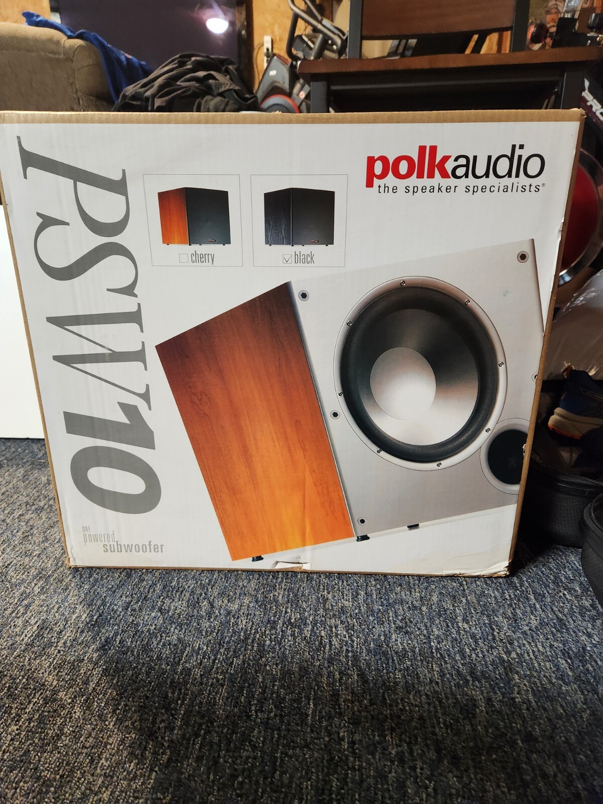 Polk PSW10 10” inch Powered Subwoofer, Up To 100 Watts (Black) New | eBay
