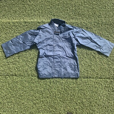 British RAF Royal Air Force Blue Foul Weather Waterproof Jacket Smock ...