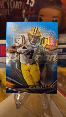 2022 John Emery Bowman's Best Blue #/150 Card LSU Tigers | eBay