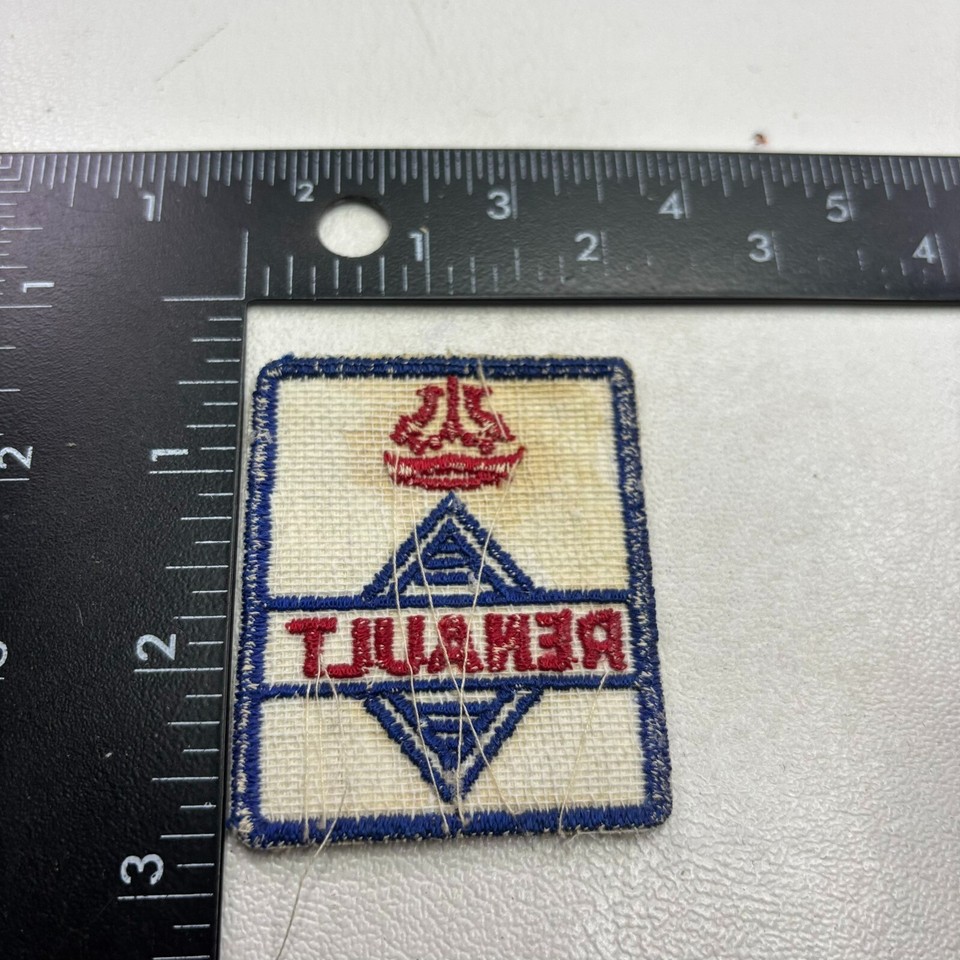 Vintage Some Staining RENAULT Car Auto Patch (Advertising) C49X | eBay