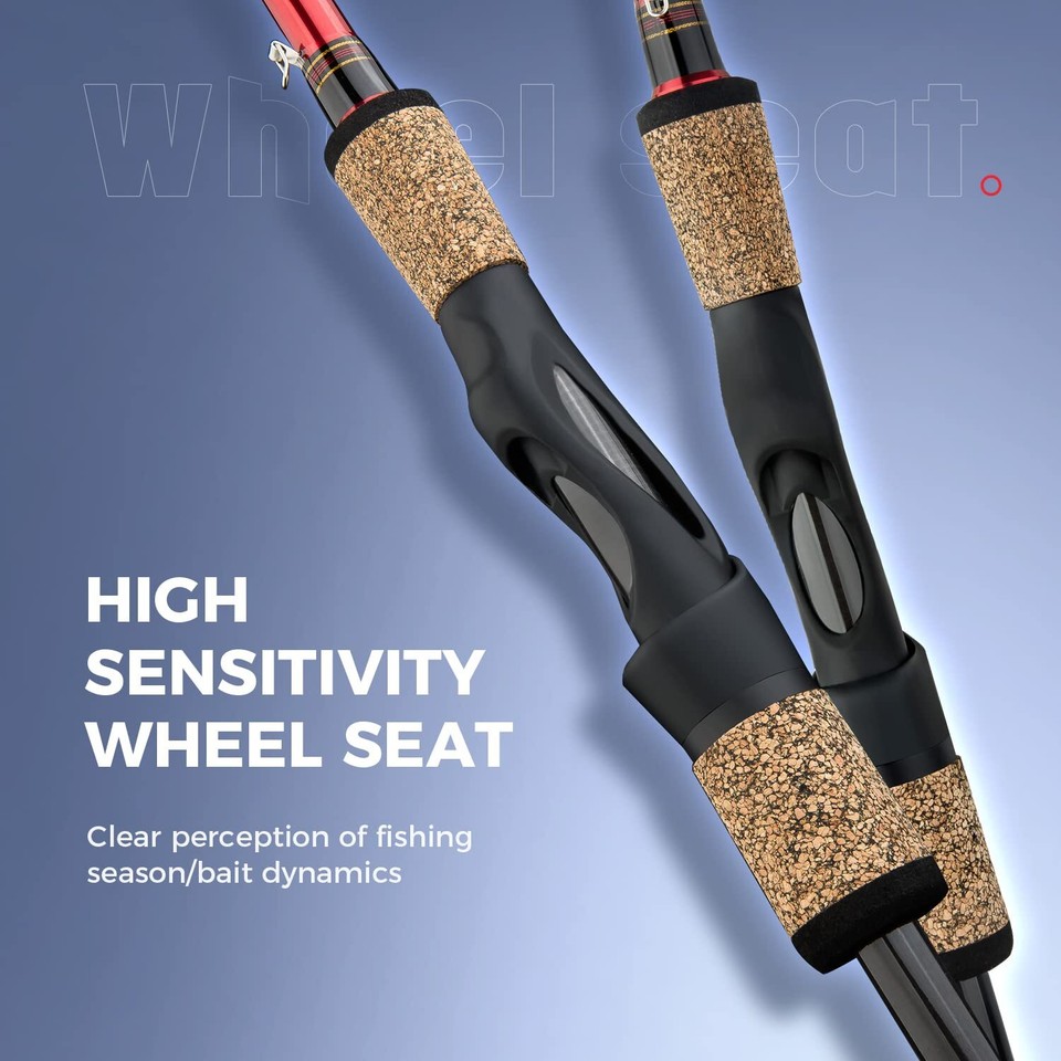 Salmon & Steelhead Spinning Rod IM8 Carbon Walleye Fishing Rod (8'6''/9 ...