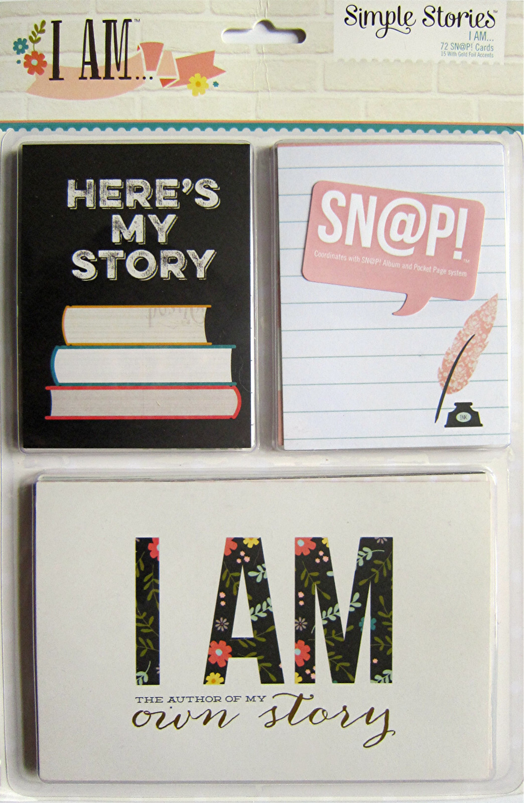Simple Stories (I AM) Paper & Embellishment Set B - Save 60% | eBay