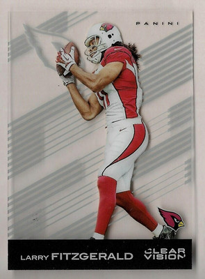 LARRY FITZGERALD 2015 CLEAR VISION FOOTBALL ACETATE INSERT #14 ...