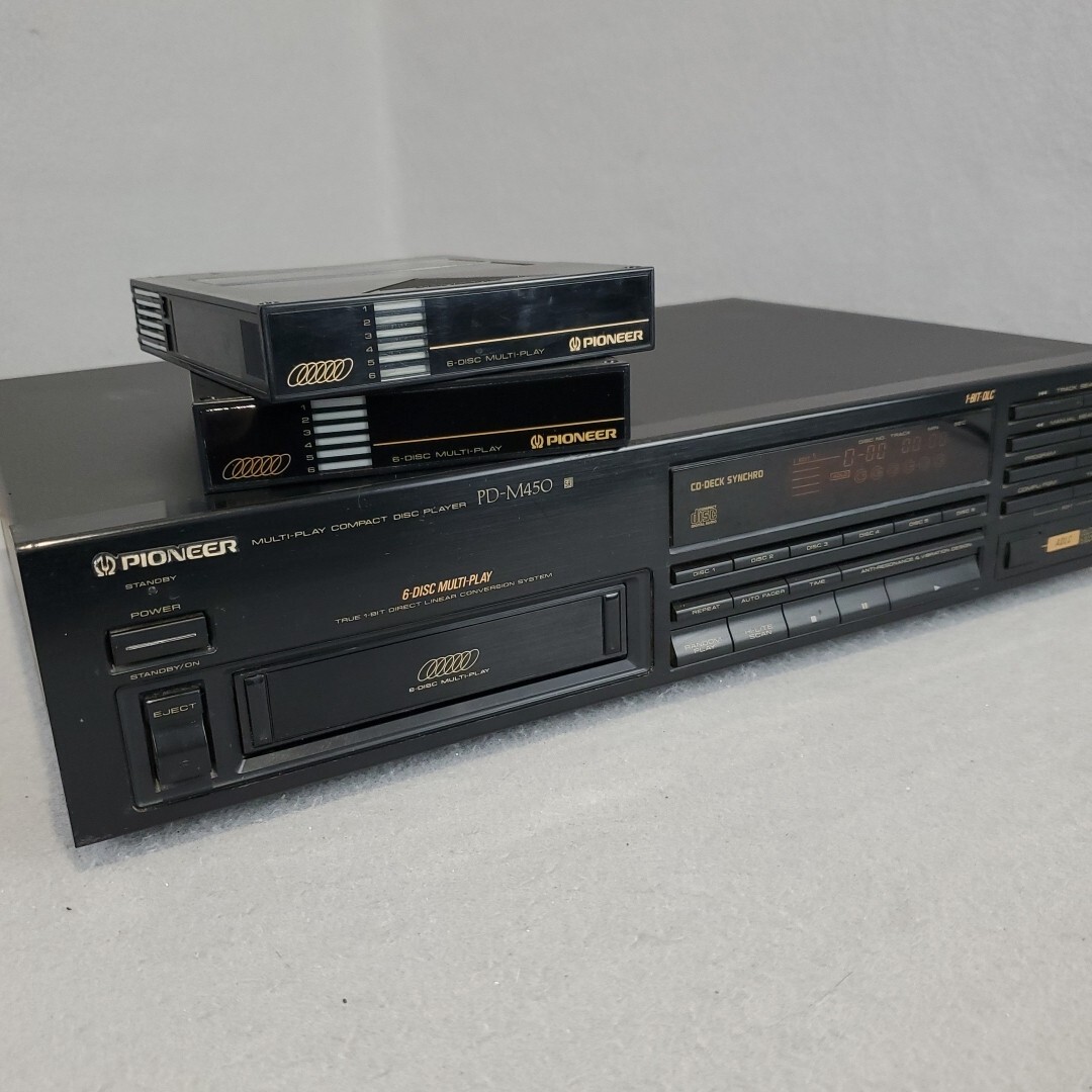 Pioneer PD-M450 6-CD Changer Compact Disc Player with 2 Pioneer 6-CD ...