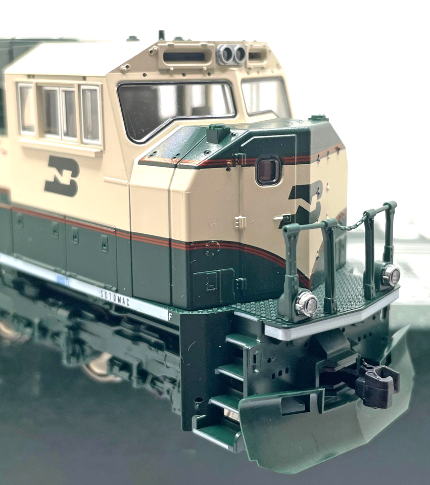 HO KATO 37-6382 EMD SD70MAC CAB HEADLIGHT BURLINGTON NORTHERN BN #9615 ...