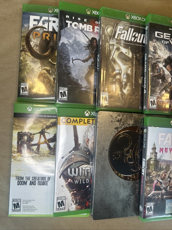 Lot of 12 Microsoft Xbox One Games Mostly Complete | eBay