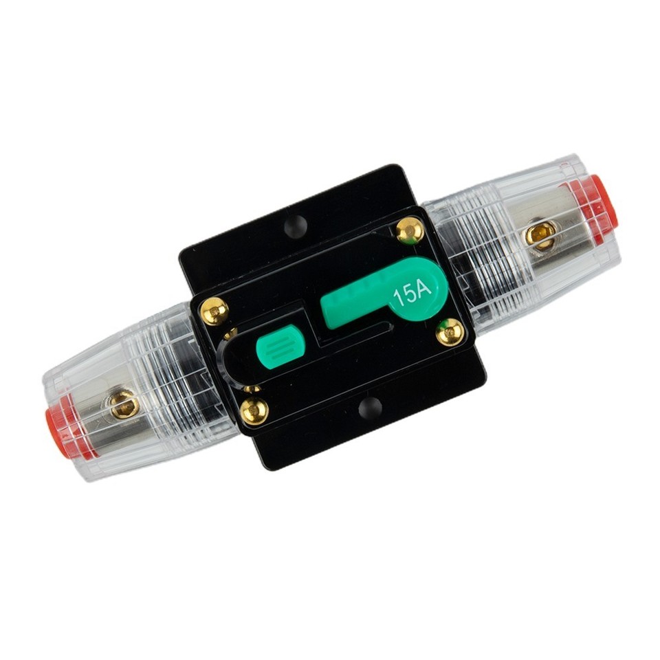 Car Fuse Circuit Breaker AMP Audio Car Fuse Reset 10A-100A Overcurrent ...
