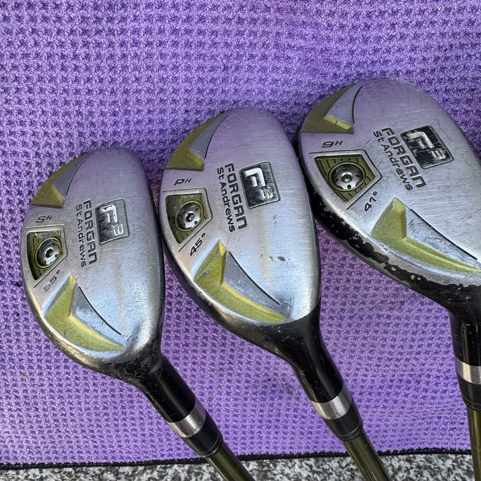 Forgan F3 Full Hybrid Golf Iron Set 5-PW SW Ladies Right Hand, Graphite ...