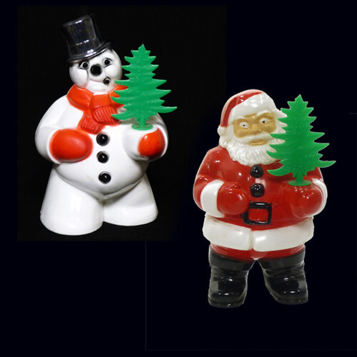 1950s Royalite CHRISTMAS TREE for SNOWMAN OR SANTA Rare ORIGINAL! | eBay